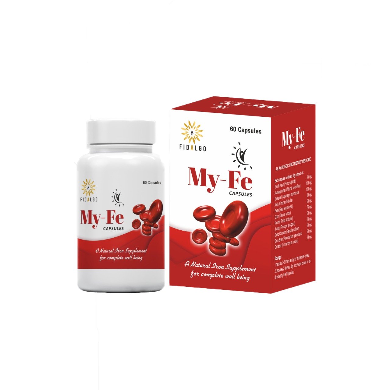 My Fe Capsules 60 capsules pack - Fidalgo Healthcare